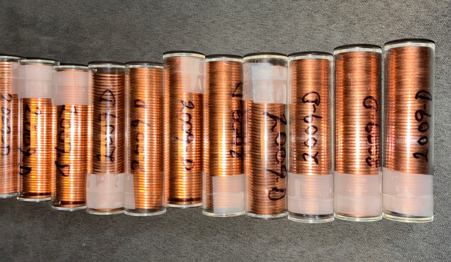 2009-D LINCOLN CENT LOG CABIN ROLL BRILLIANT UNCIRCULATED | eBay