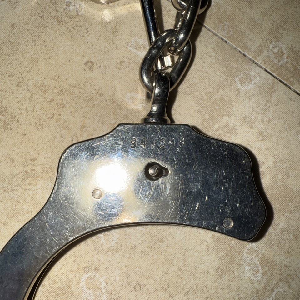 Vintage Peerless Handcuff Co Pat 1531451-1872857 Springfield Ma - Case ...