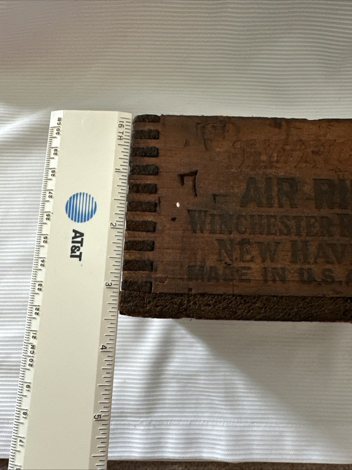 Vintage Winchester AIR RIFLE SHOT Wooden Box | eBay
