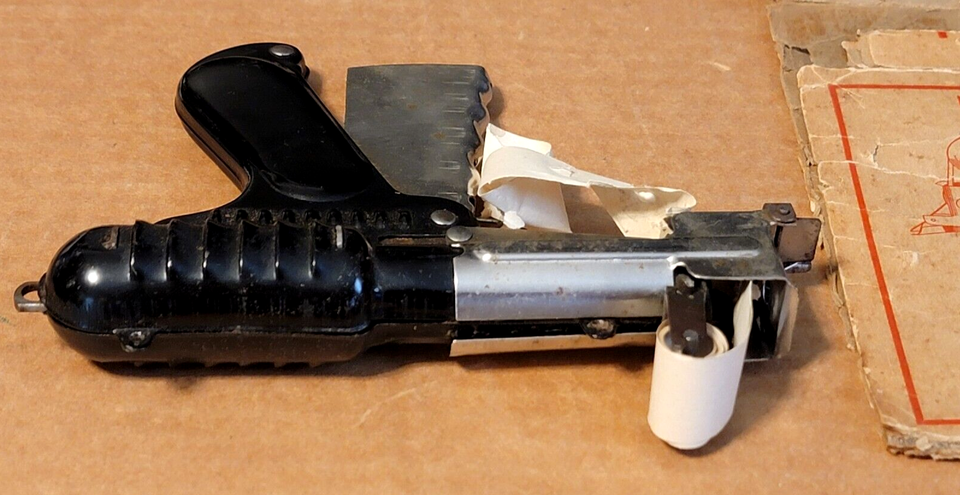 Vintage 1930's Black Nu-Matic Toy Paper Buster Gun - Space Ray Gun ...