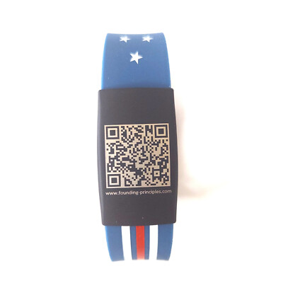 Founding Principles Liberty Wristband with Dynamic QR Code | eBay