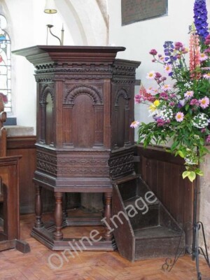 Photo 6x4 St Peter, Bucknell, Oxon - Pulpit Bucknell/SP5625 c2005 | eBay