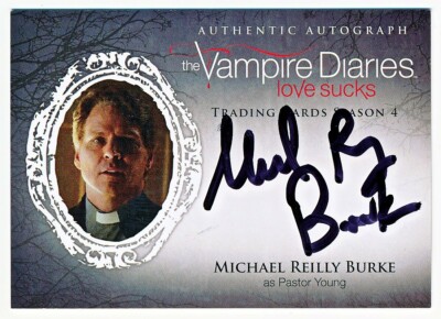 The Vampire Diaries Season 4 Michael Reilly Burke Autograph Auto #MRB ...