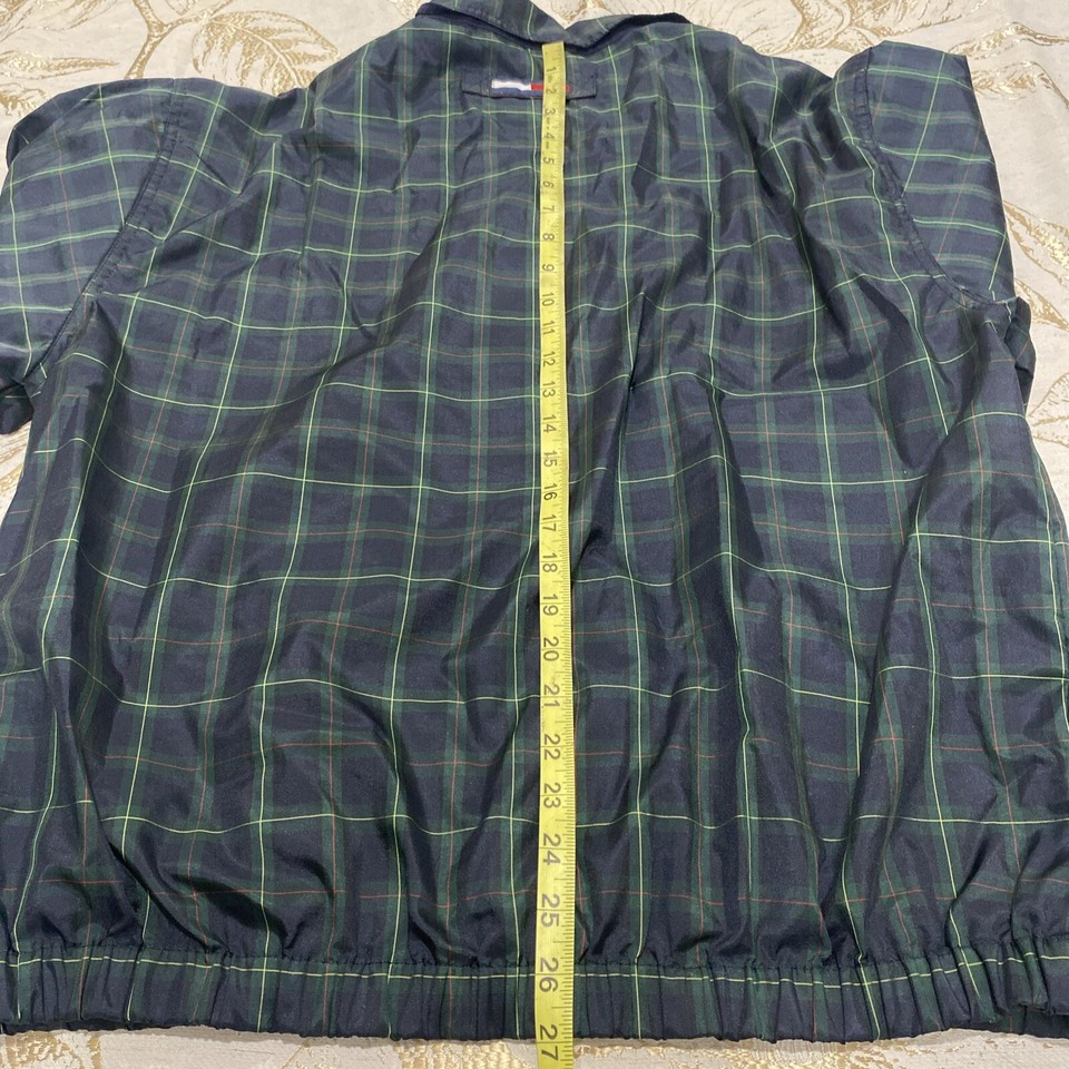 Tommy Hilfiger Harrington Jacket Green Mens Medium Vintage 90s Golf ...