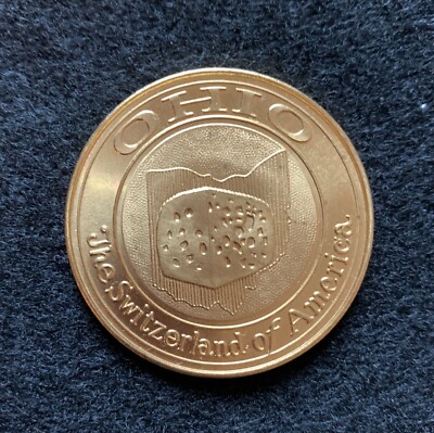 Ohio Swiss Cheese Assoc. 50th Anniversary Token, The Switzerland of ...