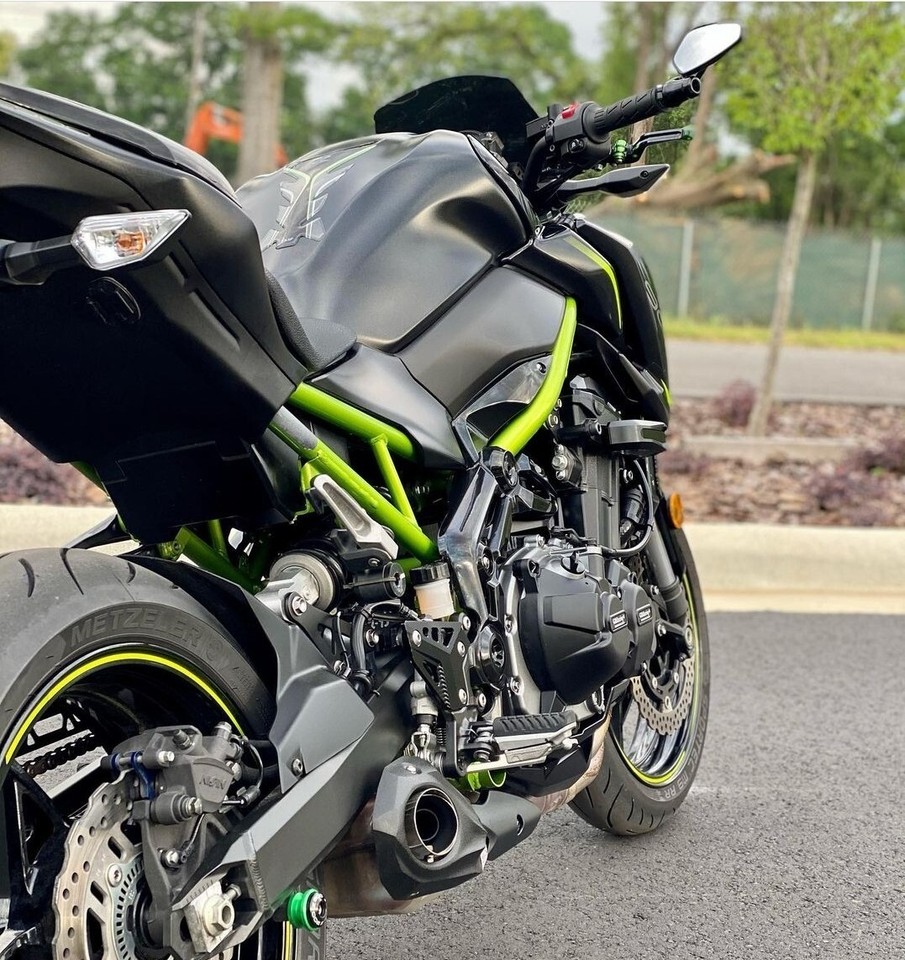 2017-2023 Kawasaki Z900 Slip-On Muffler Exhaust dB Killer CS Racing ...