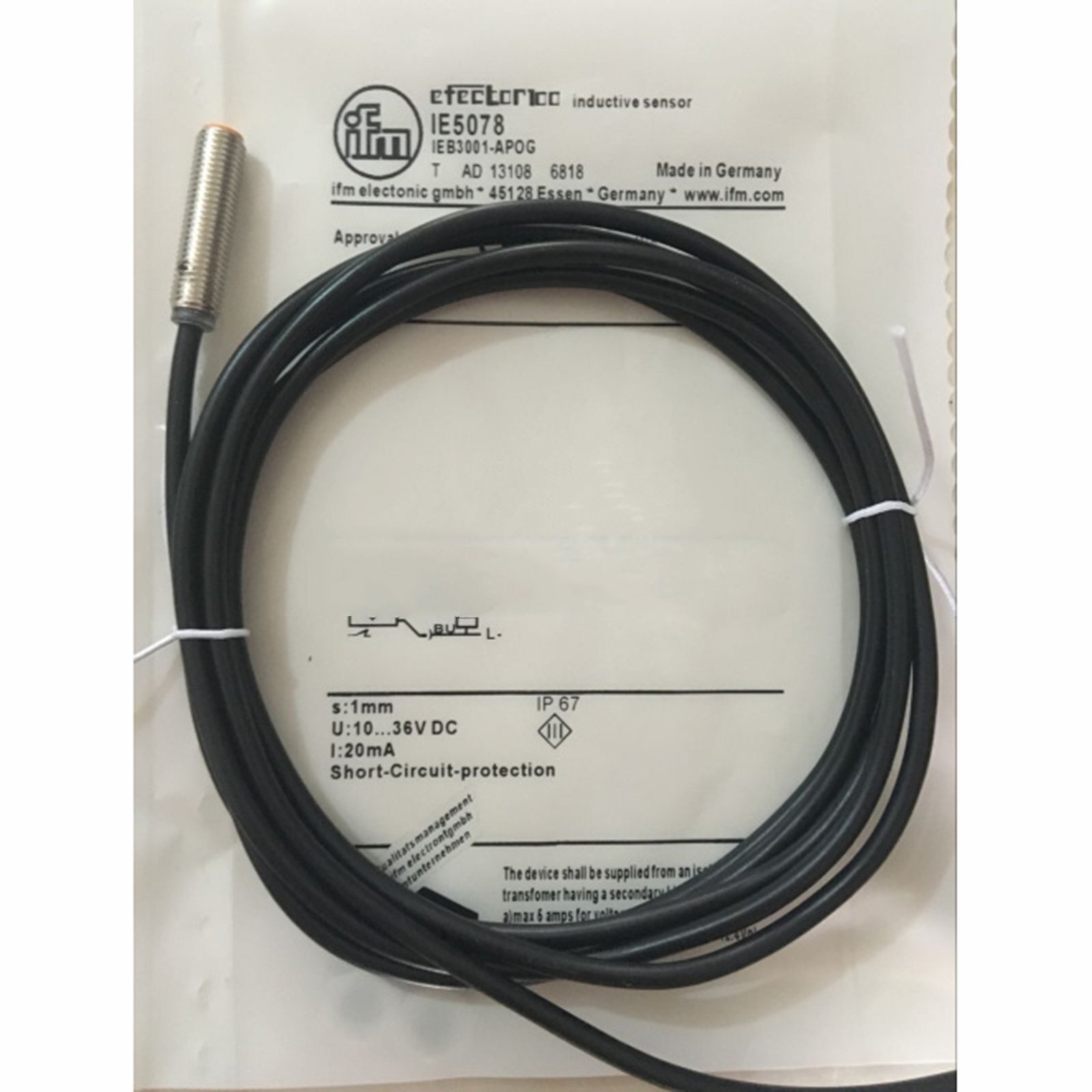 One New Proximity switch sensor For IFM IE5078 Free Shipping | eBay