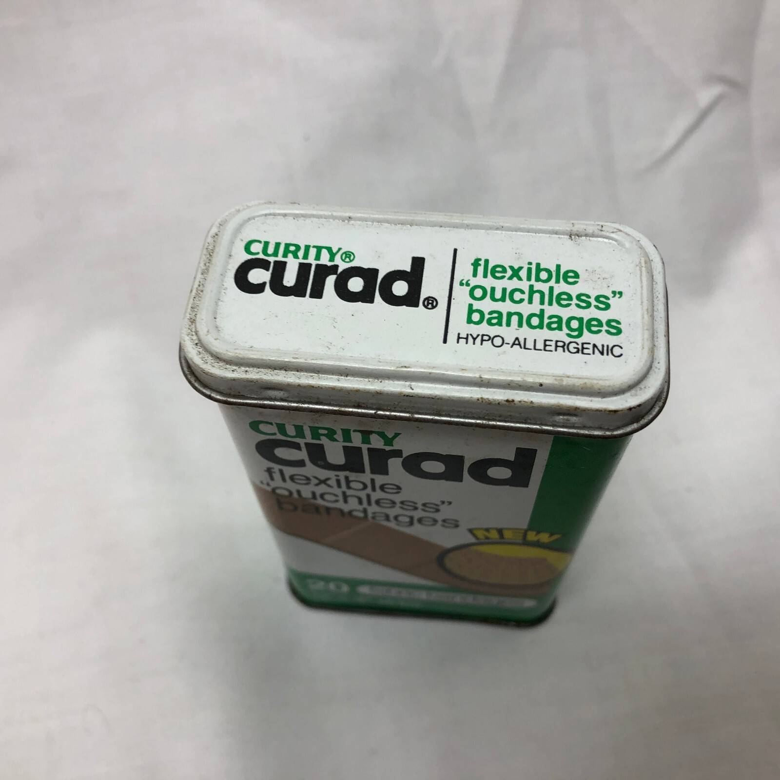 Vintage Curity Curad Bandages Metal Tin Colgate-Palmolive Company | eBay
