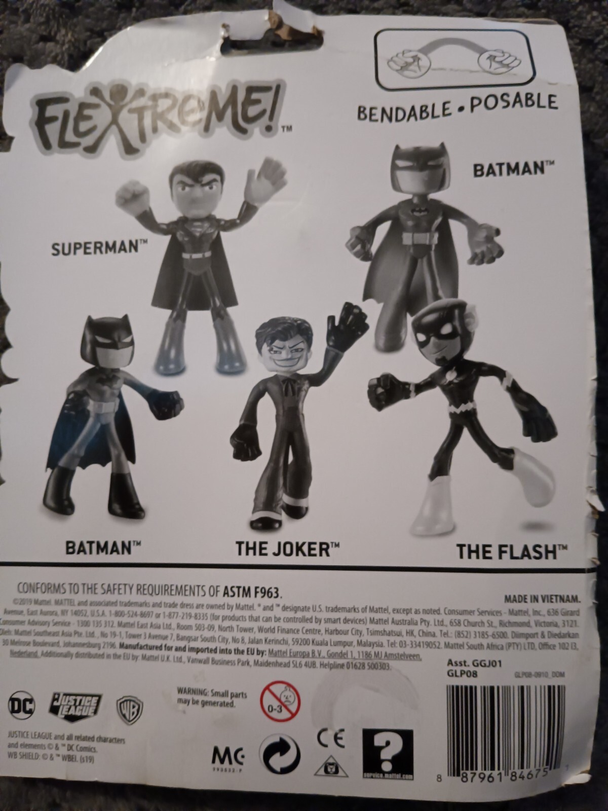 The Joker Bendable Action Figure Toy DC Justice League Flextreme Joker ...