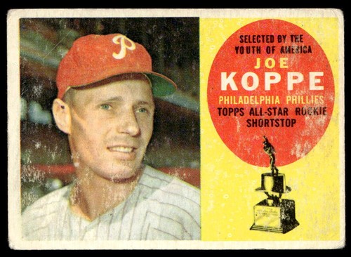 1960 Topps #319 Joe Koppe Baseball Philadelphia Phillies | eBay