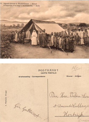 School in Baudouinville, Belgian Congo, Africa, 1910s | eBay