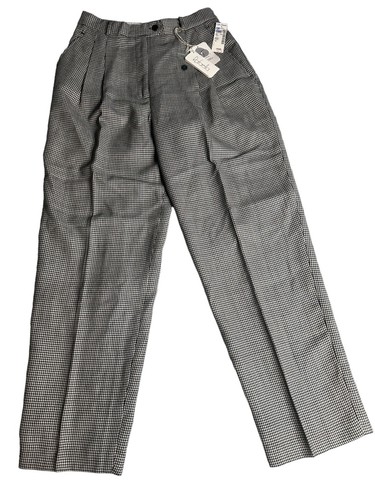 Rafaella Black/white Pure Worsted Wool Pants Size 12 With Tags | eBay