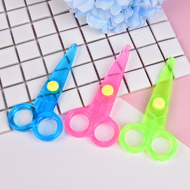 Quality Safety scissors Paper cutting Plastic scissors Children's ...