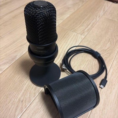 HyperX SoloCast USB Mic with Pop Filter, Used, No Box | eBay