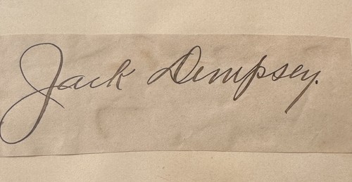 1920s & 30s autographed book Jack Dempsey Ralph de Palma speed Moran ...