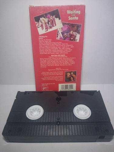 Barney: Waiting for Santa VHS 1990 Black Tape Pre-owned | eBay