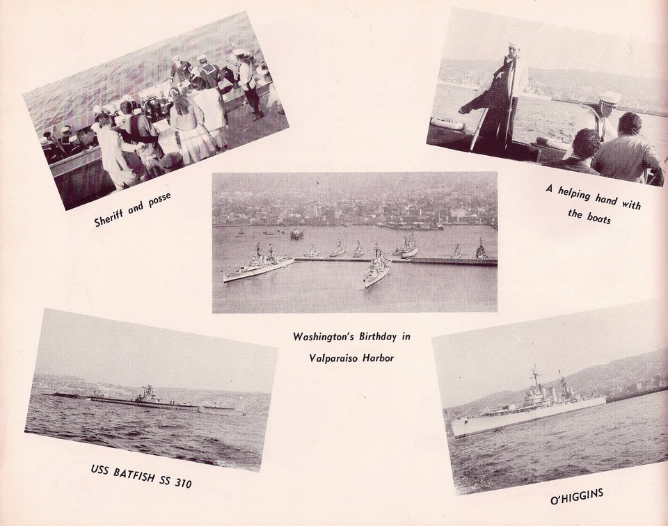 USS THOMAS - USS KEPPLER - USS HARWOOD CRUISE BOOK YEAR LOG 1957 - U S ...