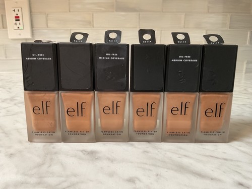 ELF Flawless Satin Foundation Oil-Free Medium Coverage 410 honey | eBay