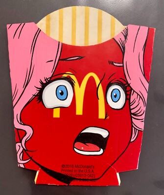 Ben Frost Fast Food Packaging 'Upsize' (McDonald’s Fries) *1/1 Unique w ...