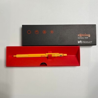 Rotring 600 Loft Limited Mechanical Pencil 0.5mm Yellow Limited ...