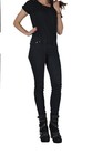 KILL CITY LIP SERVICE GOTHIC PUNK ROCKER STRETCH BLACK TWILL SKINNY ...