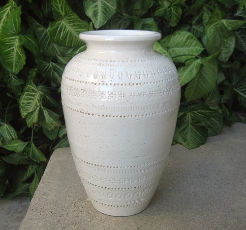 RARE Vtg ALDO LONDI BITOSSI Rimini ITALY Vase Pier 1 One Imports Stamp ...