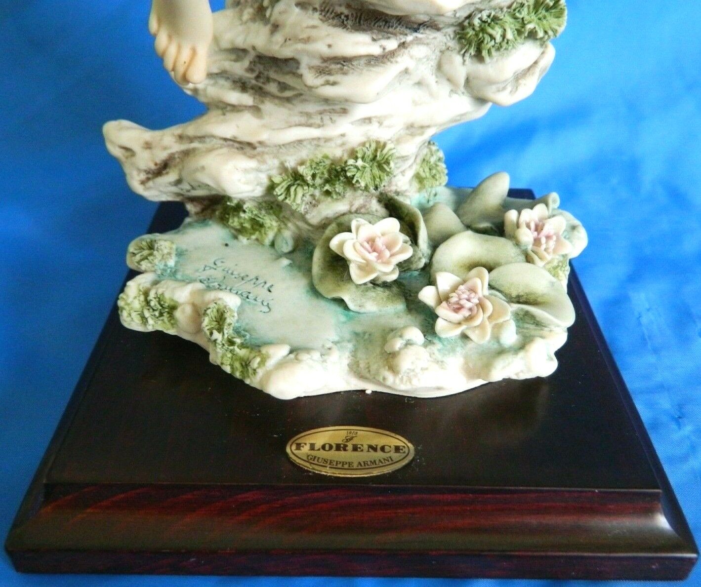 GIUSEPPE ARMANI FIGURINE ORIGINAL #0235C WINTER -SNOW FLAKES HAND ...