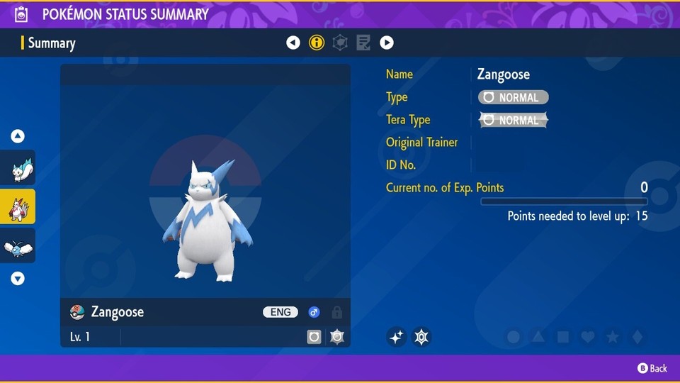 ZANGOOSE POKEMON SCARLET VIOLET SHINY EGG 6 IV CUSTOM AVAILABLE | eBay