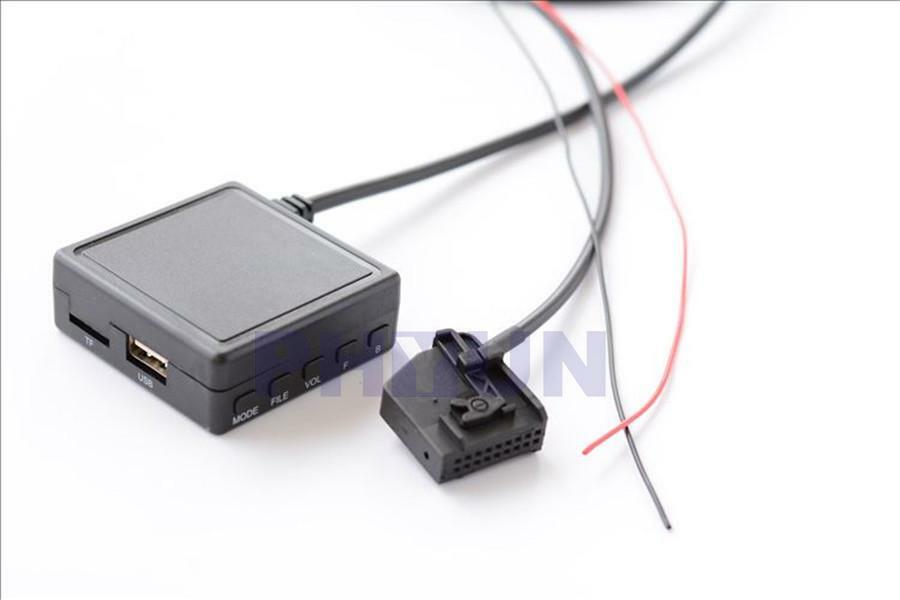 For Mercedes Comand 2.0 Bluetooth Aux Cable Adapter Module +Microphone ...