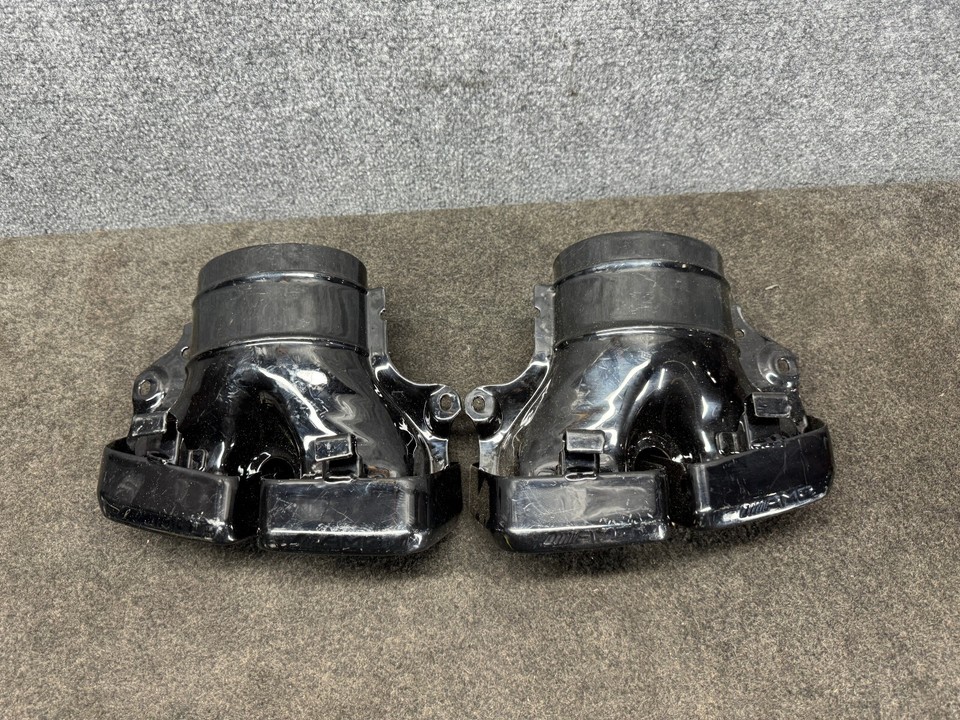 Mercedes W166 X166 Ml63 Gl63 Amg Exhaust Muffler Pipe Tips Tip Set oem ...