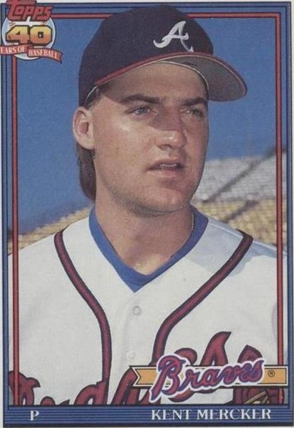 1991 Topps - #772 Kent Mercker for sale online | eBay