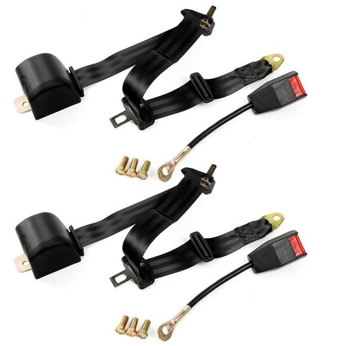 Universal 3 Point Inertia Seat Belts Retractable Car Safety Belt ...