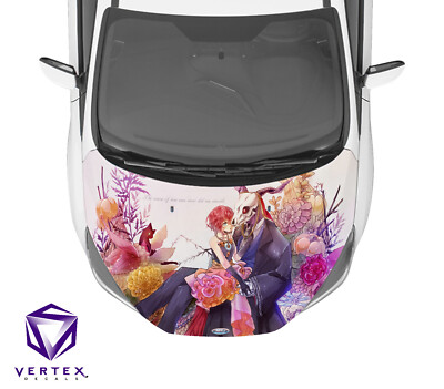 Ancient Magus Bride Anime Hood Wrap Weatherproof Vinyl Decal 50"X60" -K ...