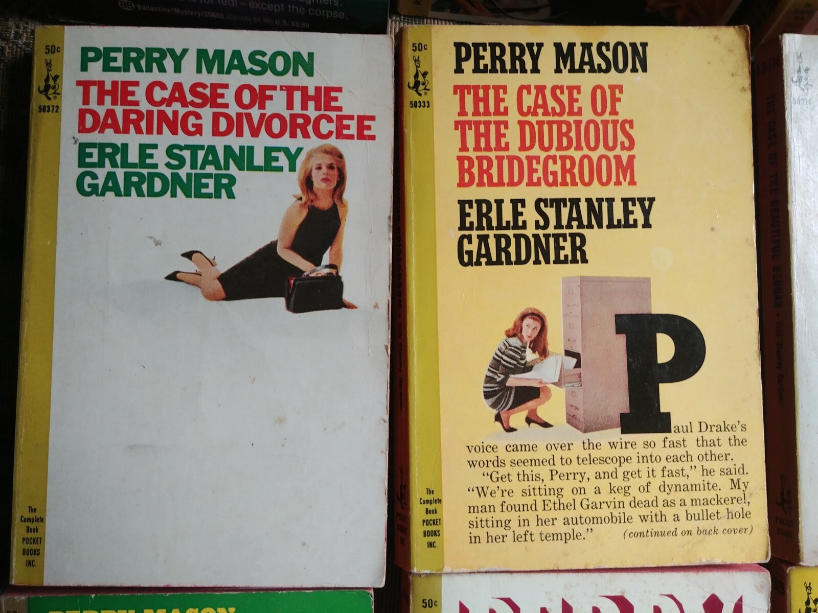 Perry Mason Lot of 9 Paperback Books by Erle Stanley Gardner - Pocket ...