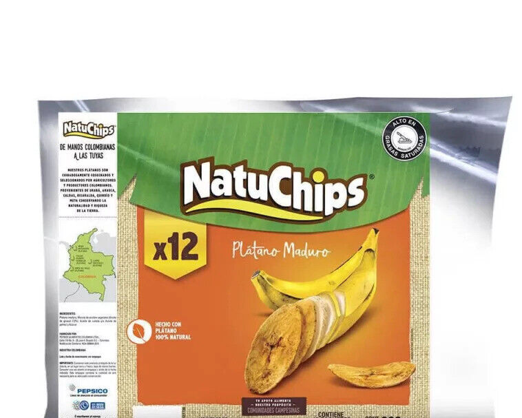 Colombian Natuchips Ripe Plantain Chips fritolay 456g / 16oz 12-Pack | eBay