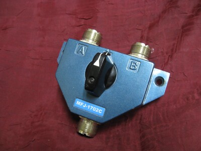 MFJ-1702C 2-Position HF/VHF/UHF pl259 Antenna Switch with Lightning ...