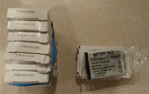 LOT OF 2 NEW BATTERIES FOR Sony Ericsson Battery Z520 K750 | eBay
