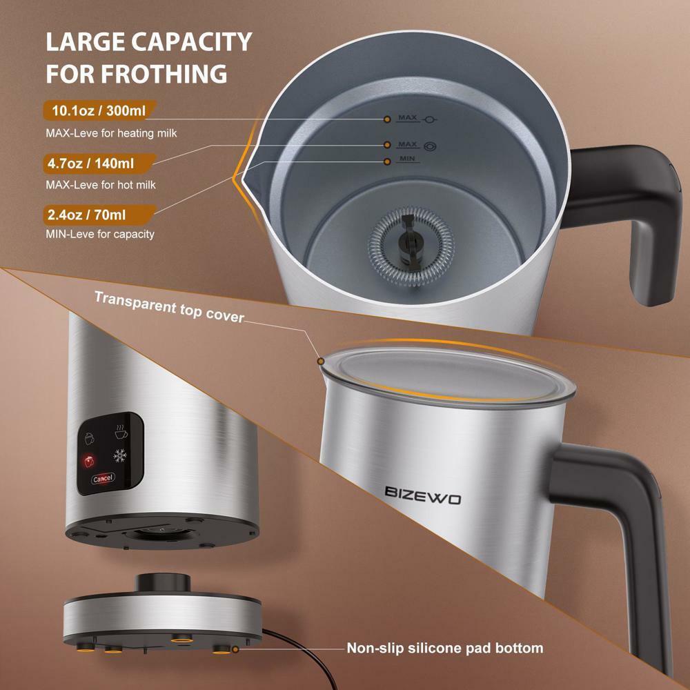 Durable 4IN1 Automatic Electric Milk Warmer w/ Touch Screen Milk ...