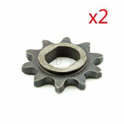 2pcs 10 Tooth Sprocket Dual D-bore for #25 chain electric scooter ...