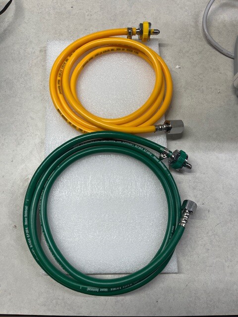 NEW - Medical Air And O2 Hoses - Quick Connect To DISS - Blender Hoses ...
