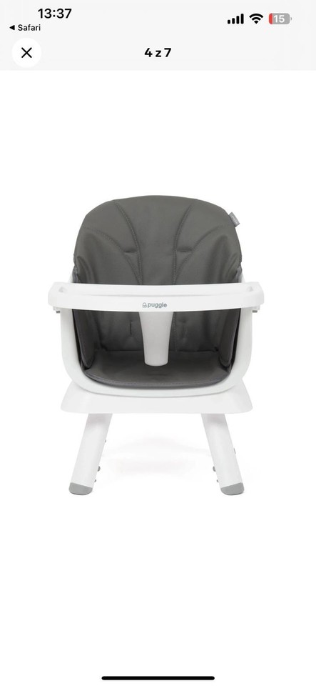 Baby High Chair Puggle 7 In 1 Toddler Feeding Chair with Splash Mat ...