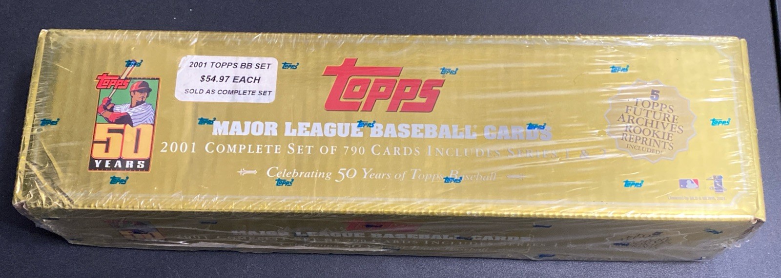 2001 TOPPS BASEBALL COMPLETE SET FACTORY SEALED SET 790 CARDS ICHIRO ...