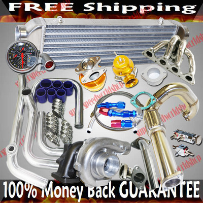 Turbo Kits T3/T4 Turbo for 1988-1995 Honda Civic B16 B18 Tubular ...