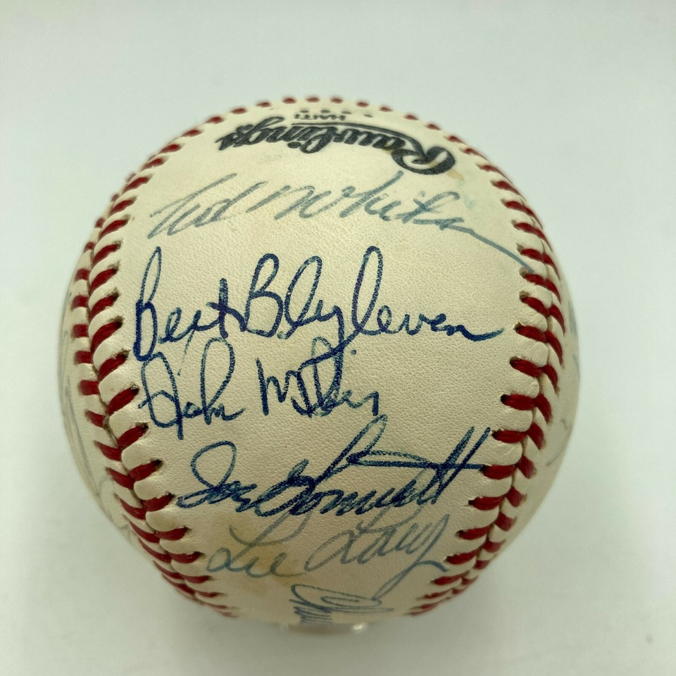 1979 Pittsburgh Pirates World Series Champs Team Signed NL Baseball JSA ...