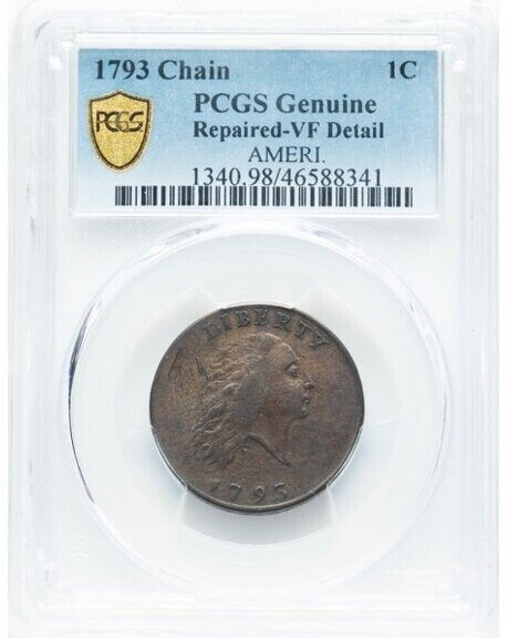 1793 CHAIN CENT AMERI. PCGS VF DETAILS S-1, B-1, R-4 RARE AMERI. | eBay