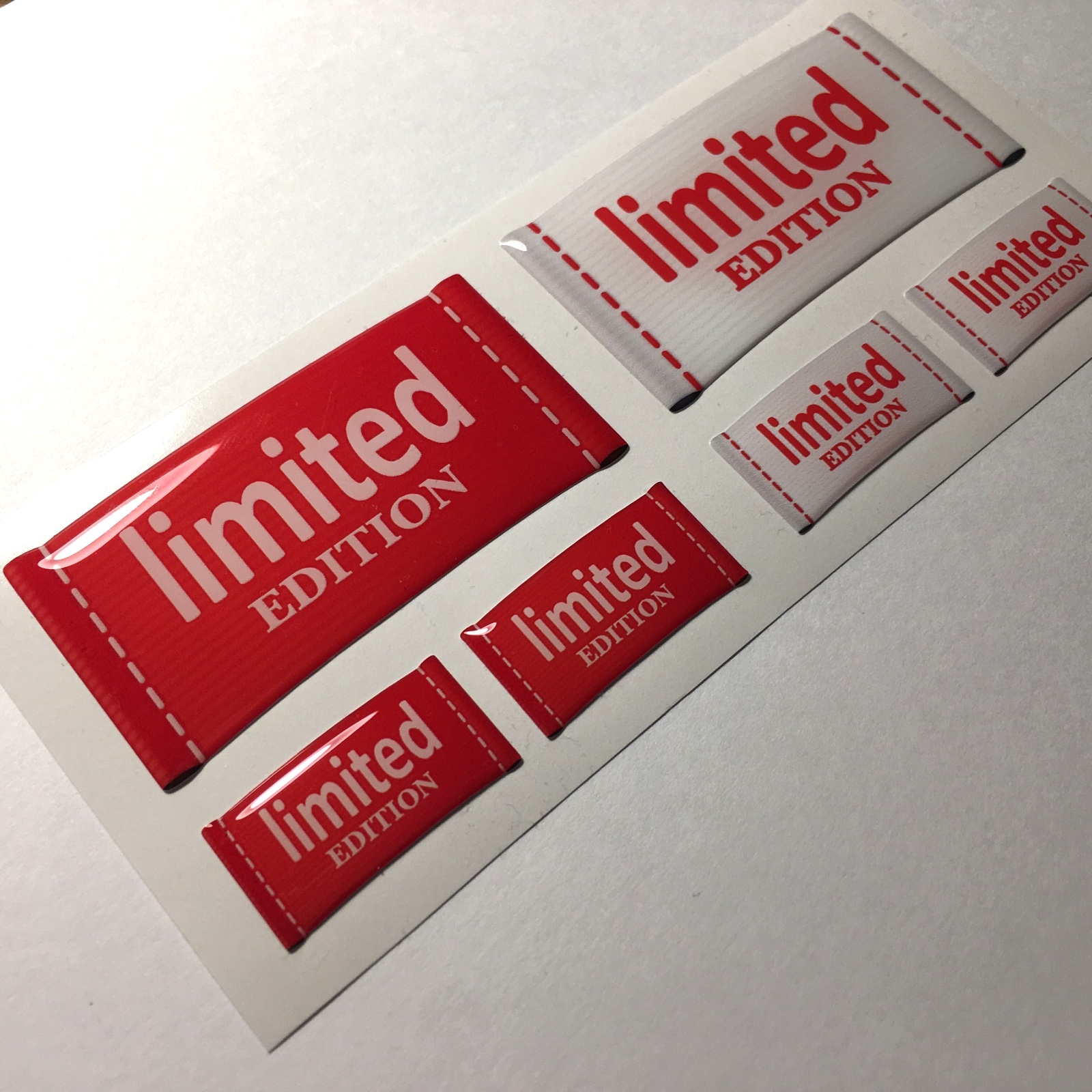 Limited Edition label badge emblem domed sticker decal car tuning | eBay