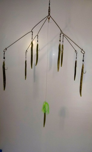 Striper Magic Umbrella Rigs 22 inch Jersey Style Sand eels | eBay