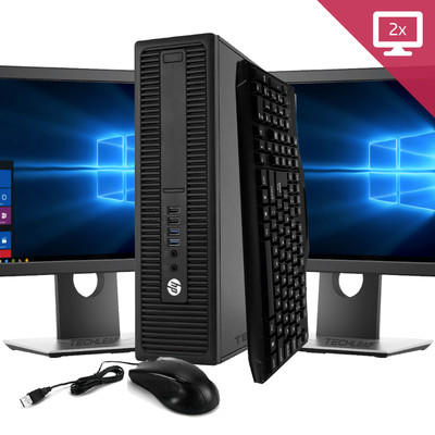 HP Desktop Computer PC i5, up to 16GB RAM, 4TB SSD, 24" LCDs, Windows ...