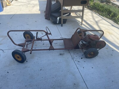Vintage Go Kart Clinton 2 Cycle Project Yazoo Dragster | eBay