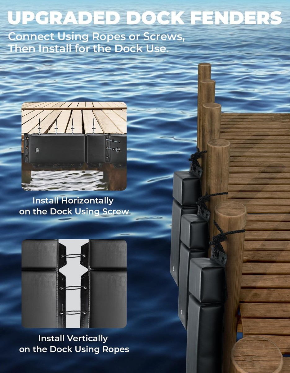 Dock Edge Bumper Boat Fenders For Docking Kemimoto S Dock Edge Marine ...